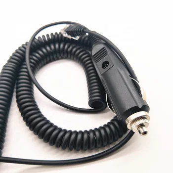 2m Black 12v 2a Spiral Cable Cigarette Lighter Plug With Rj45 2c*24awg ...