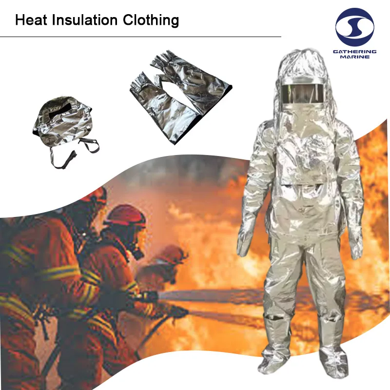 China Customized Hot Selling 800/1000 Degrees Heat Insulation Suit With ...