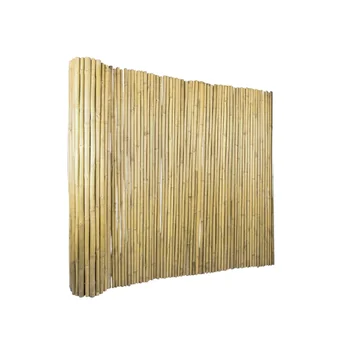 Bamboo Privacy Rolled Fence Natural Bamboo Fencing Decorative Rolled ...