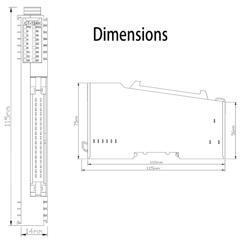 32 Digital Input Profinet Distributed Remote Io Module Alternative The ...