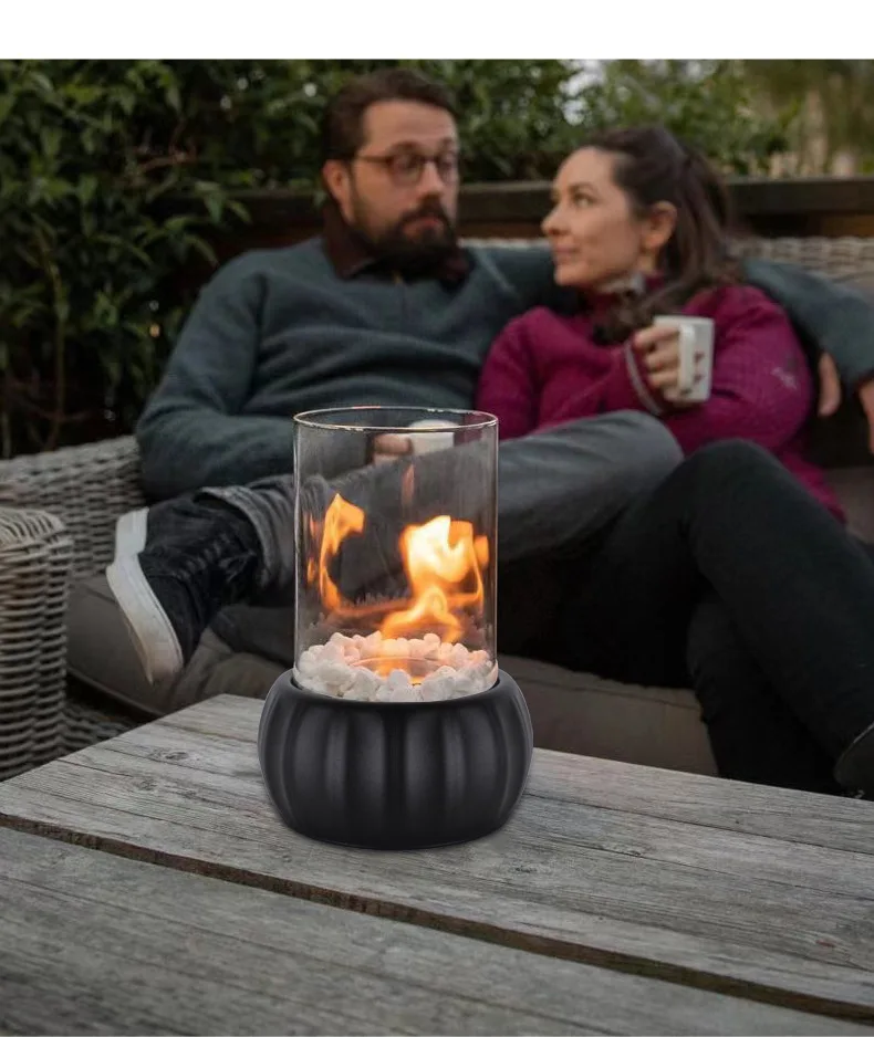 Outdoor Portable Desktop Fireplace Camping Bioethanol Freestanding ...