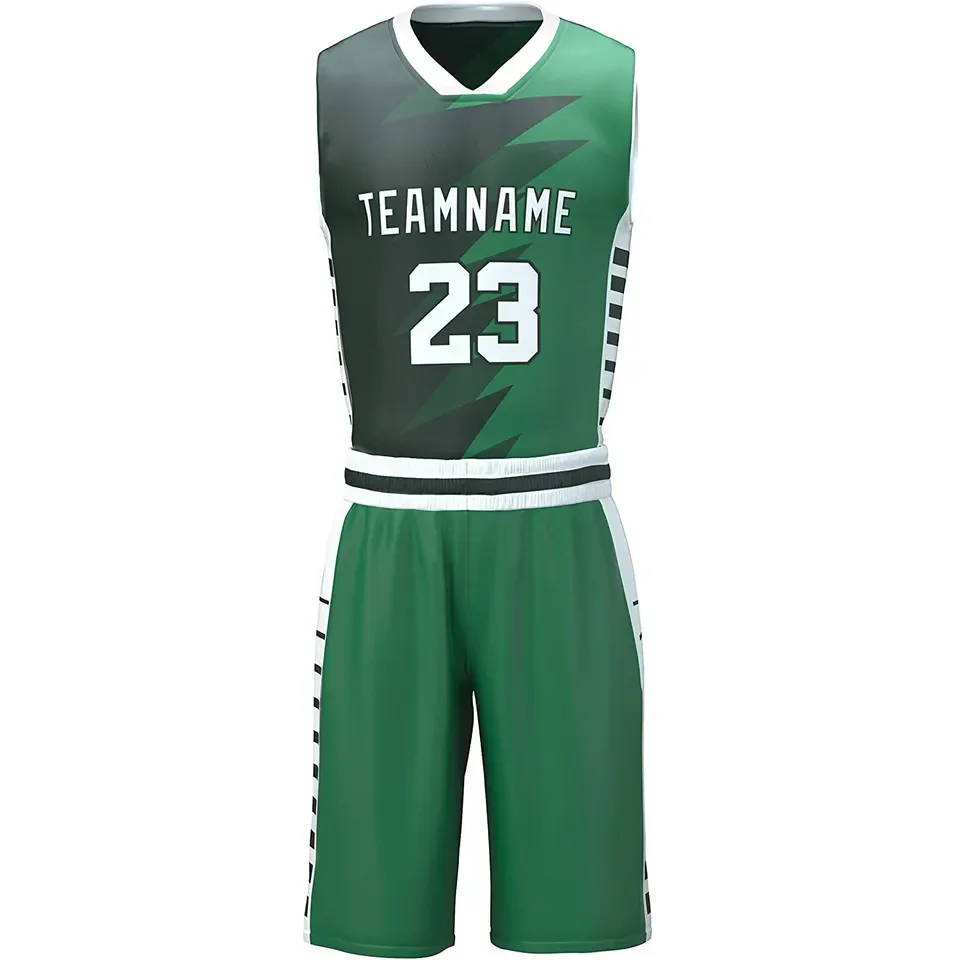 Custom Name And Number Basketball Uniform High Quality Men Best Style ...