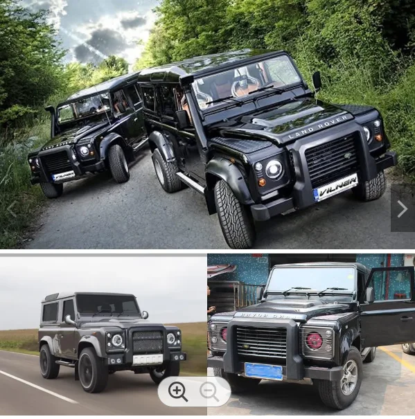 For Land Rover Defender 90 110 Front Bumper U Bar Front Bumper Cover ...