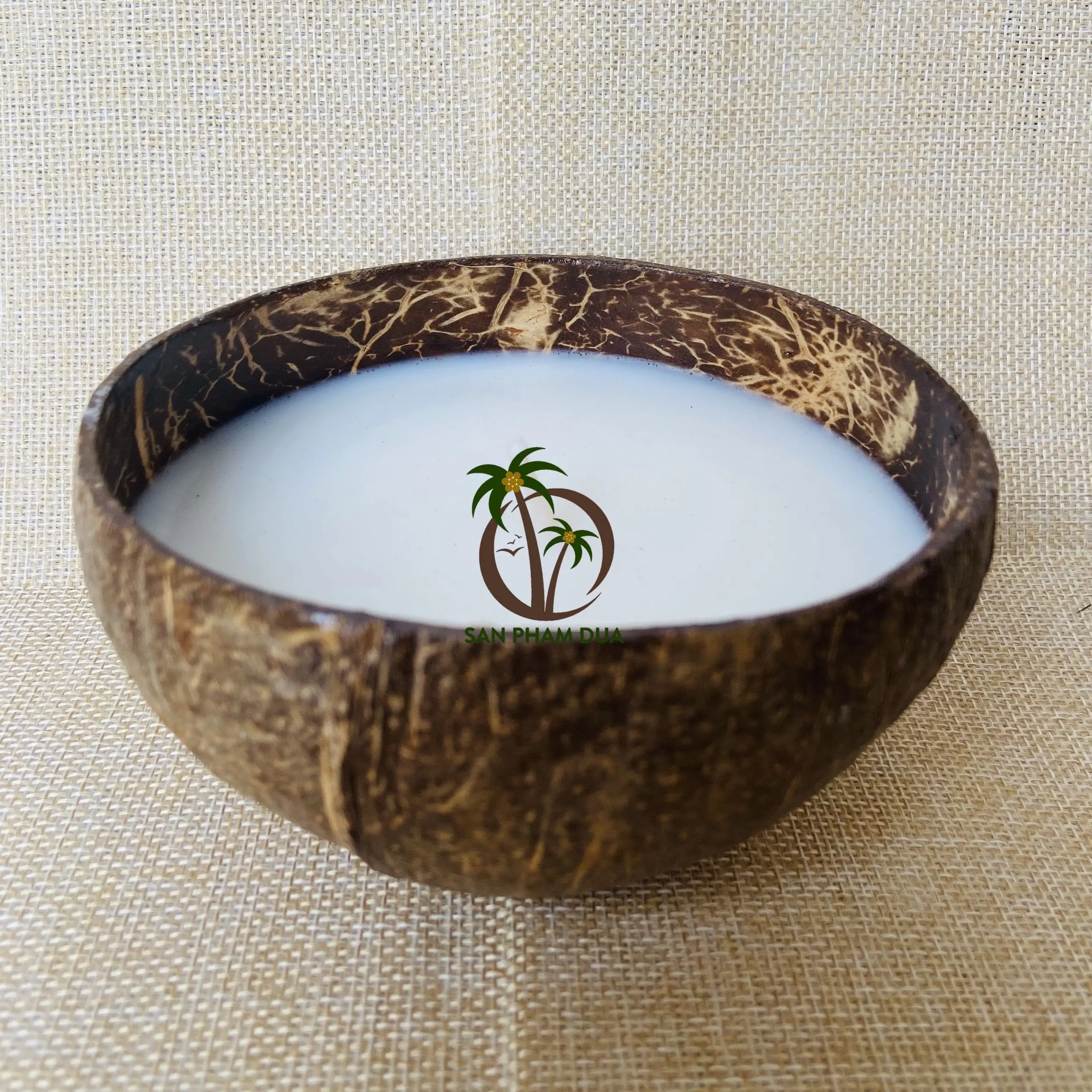COCONUT SHELL CANDLE BOWL 100% NATURAL and ECO - FRIENDLY / COCONUT ...