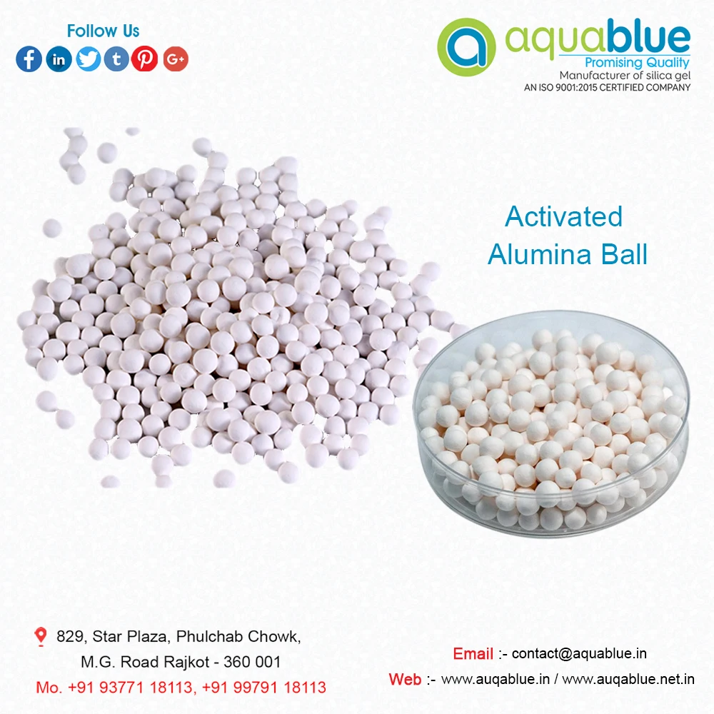 93% Activated Alumina Catalyst Al2o3 Ball Activated Alumina Ball For ...