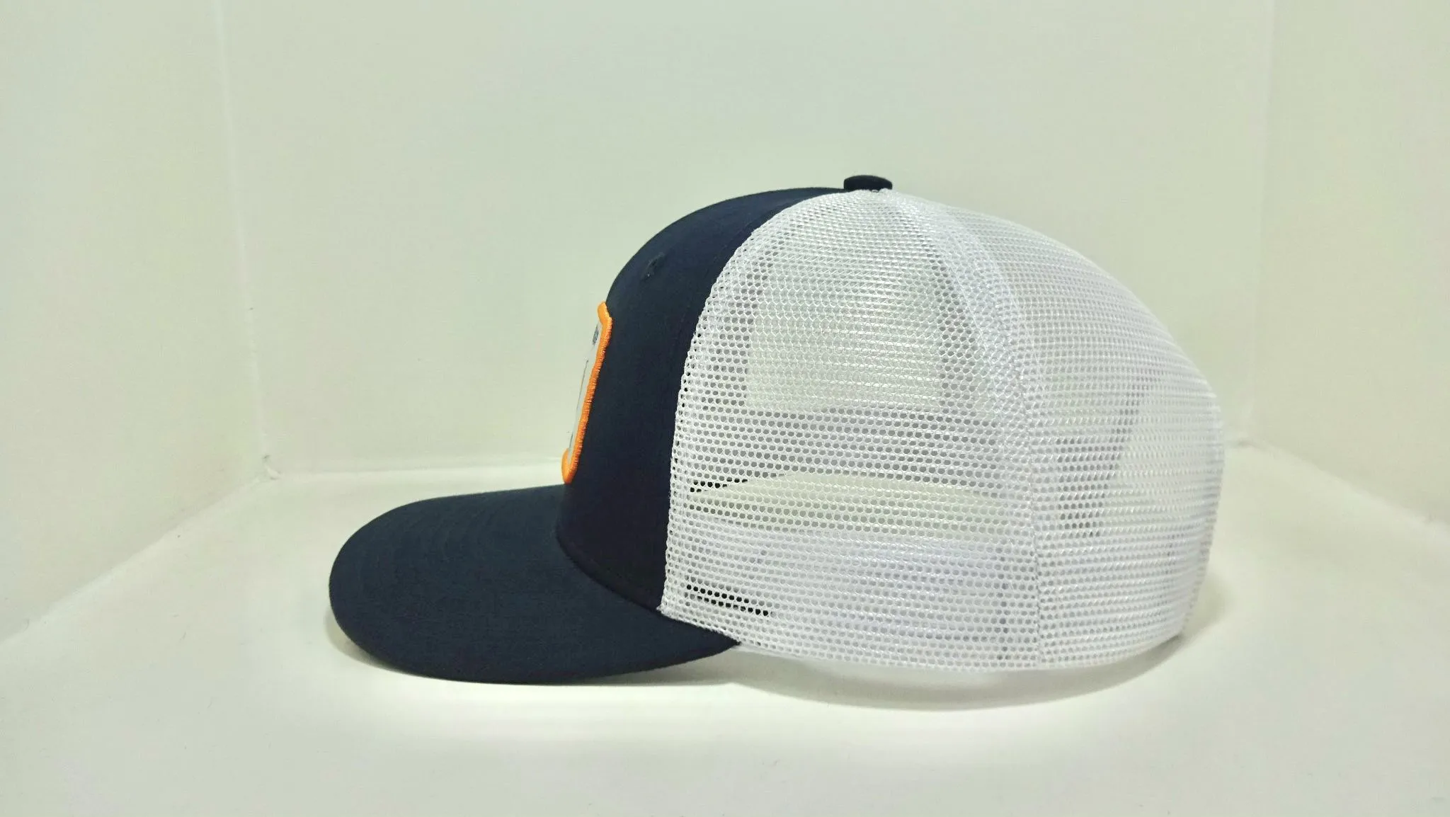 Pimp Shrimp Company Logo Trucker Hat Woven Patch Customized Logo Mesh ...