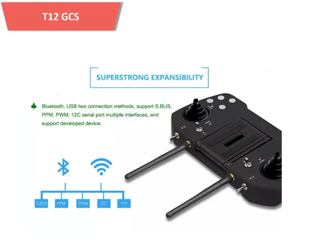 T12 Handheld Ground Control Station Hd Video Transmission System For ...