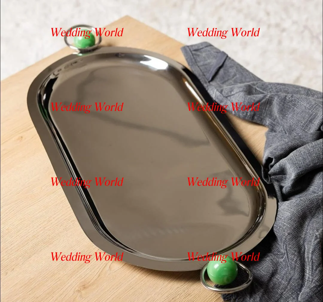 Hammered Stainless Steel Chocolate Tray Mirror Polished Luxury ...