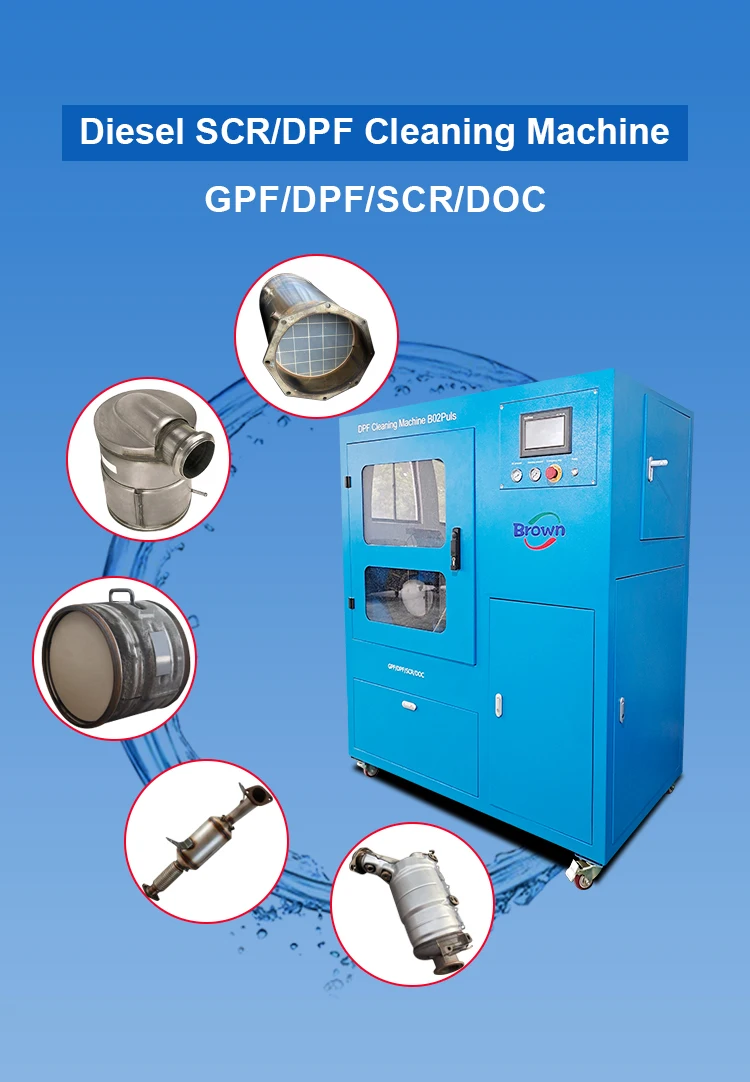 Diesel SCR/DPF Cleaning Machine Works on DPF, DOC,SCR,GPF,CATALYST ...