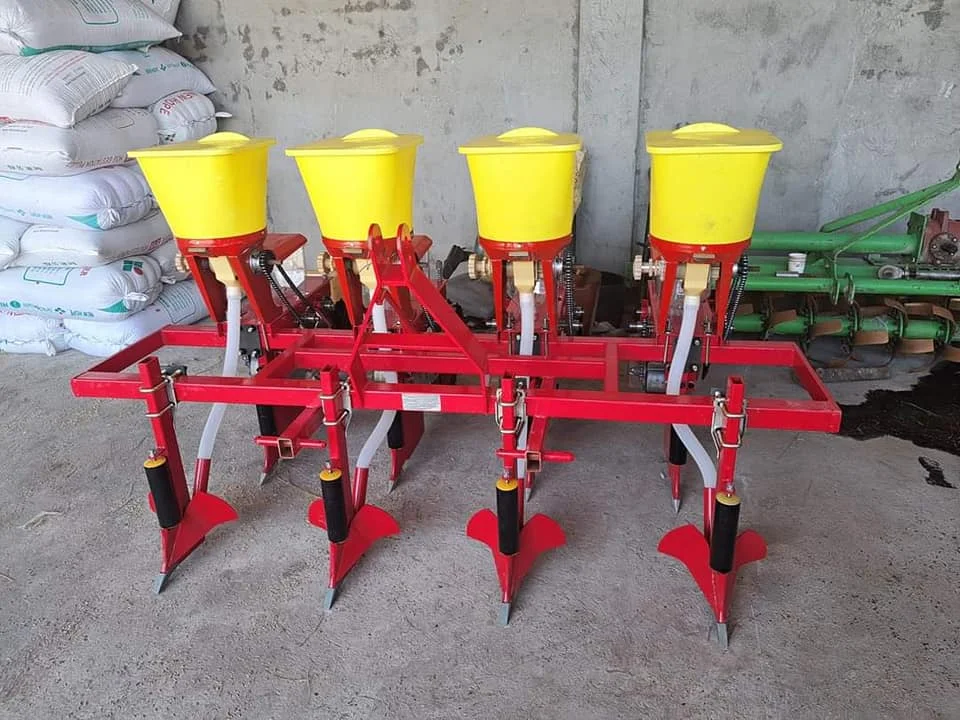 Maize Seeder Drill 4 Rows Corn Planter With Fertilizer Corn Precise ...