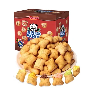 Yixinfoods Wholesale Oem Hello Panda Biscuit And Cookies With Jam ...