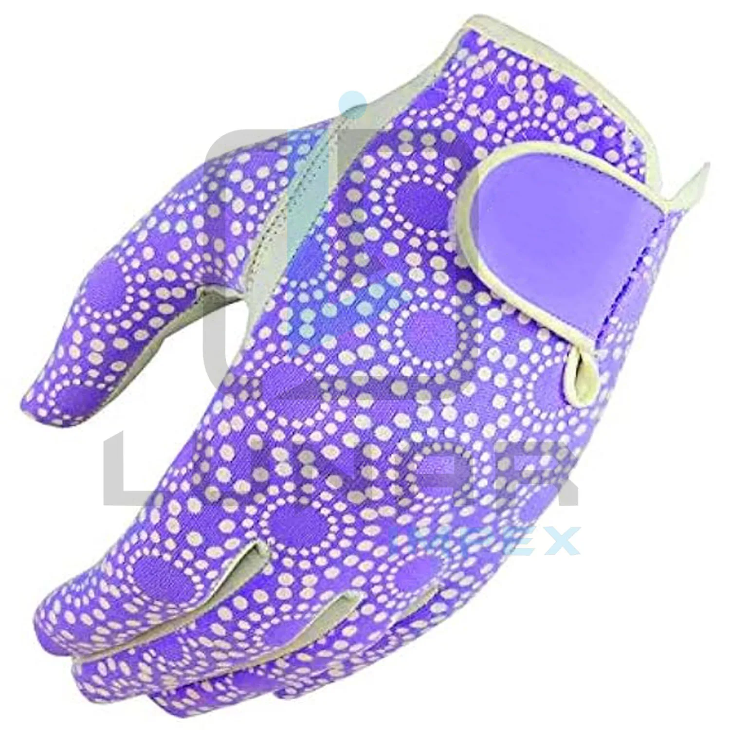 Ladies Purple Color Sublimation Design Sports Golf Gear Gloves Are Made ...