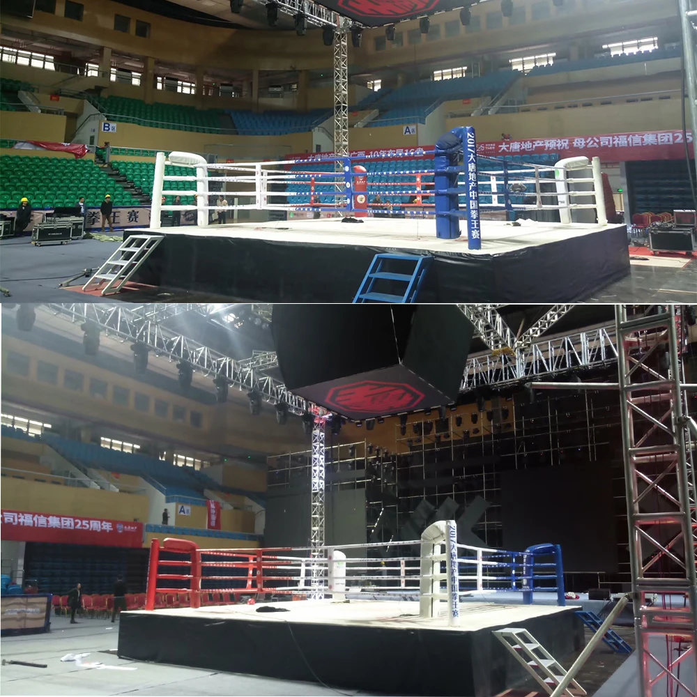 Boxing Ring Stairs - Customized Steel for International Standards