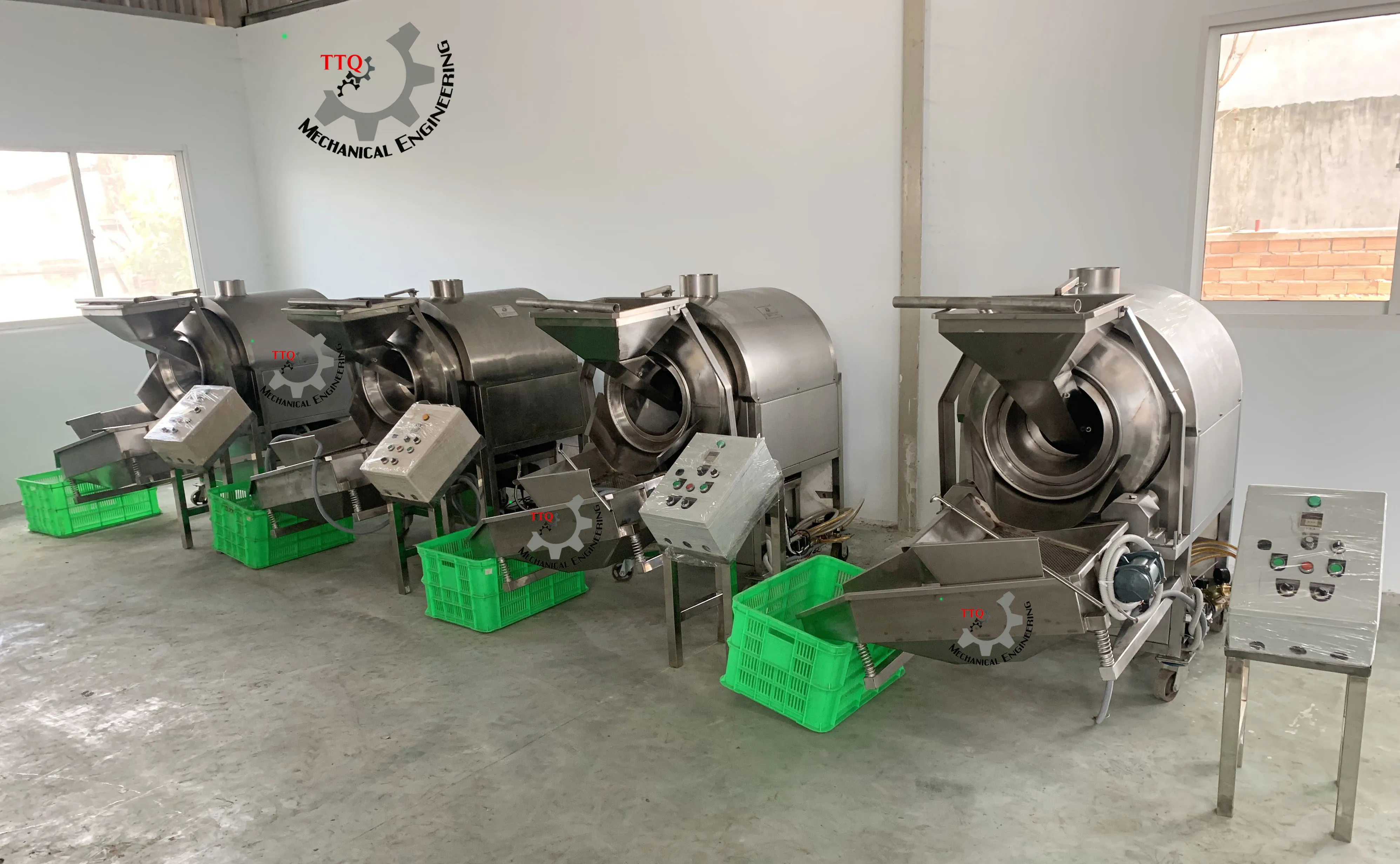 Automatic Cashew Nut Roasting Make Roasted Products Heated Evenly Not ...