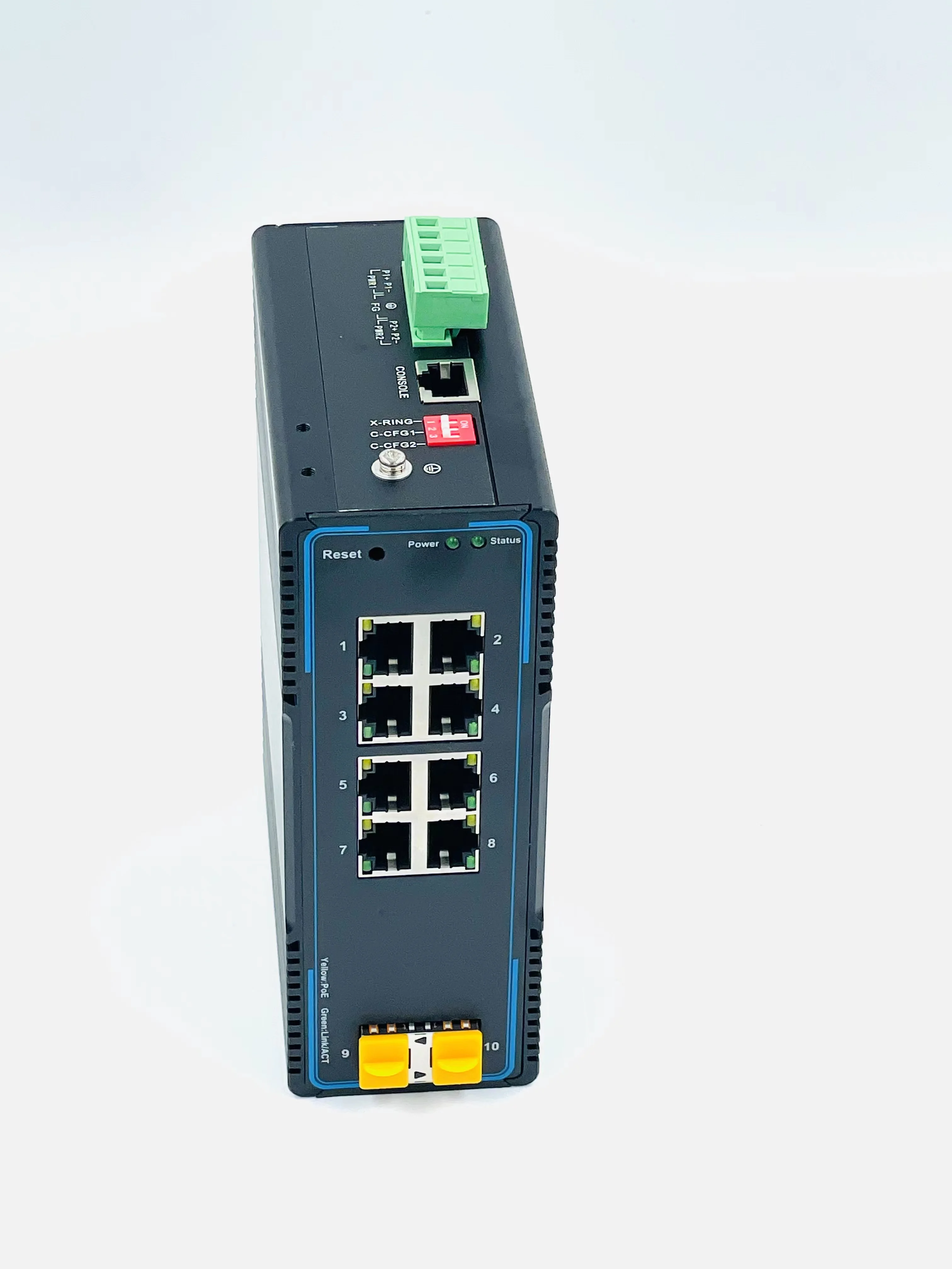 Managed Industrial Switches Layer 2+ Downlink 8 * 10/100/1000Base-T ...