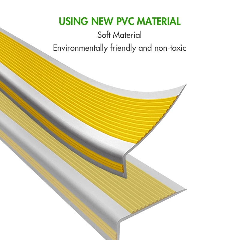 Zelfklevende Pvc Antislip Strip Rubber Trap Nosing Rand Trim ...