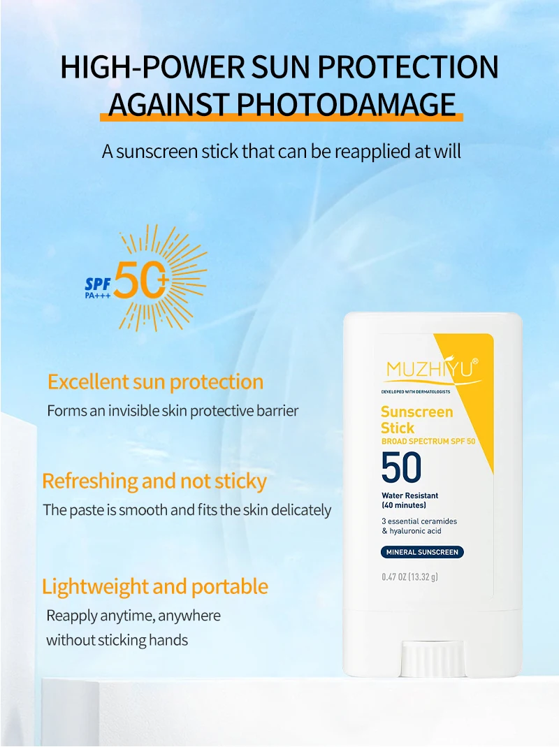 Oem Sunblock Stick Vegan Organic Zinc Sunscreen Private Label Kids ...