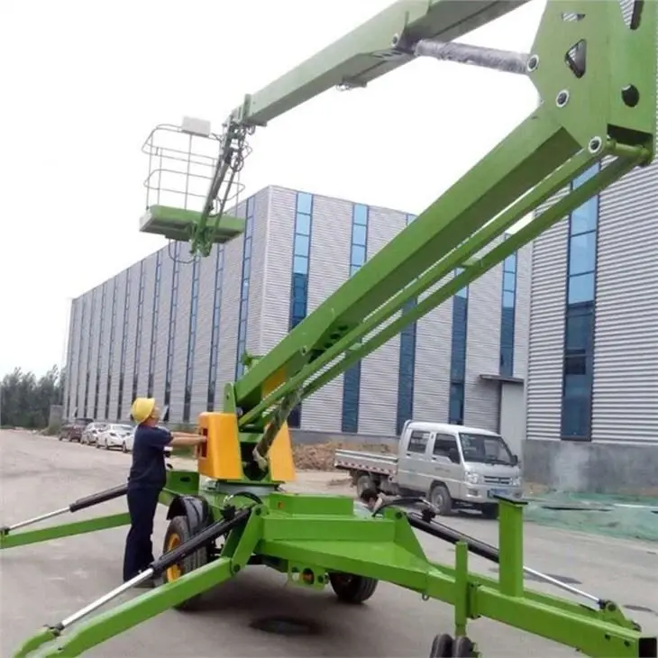 Used Towable Cherry Picker Truck/ Boom Lift Pickup Truck Hot Sale ...