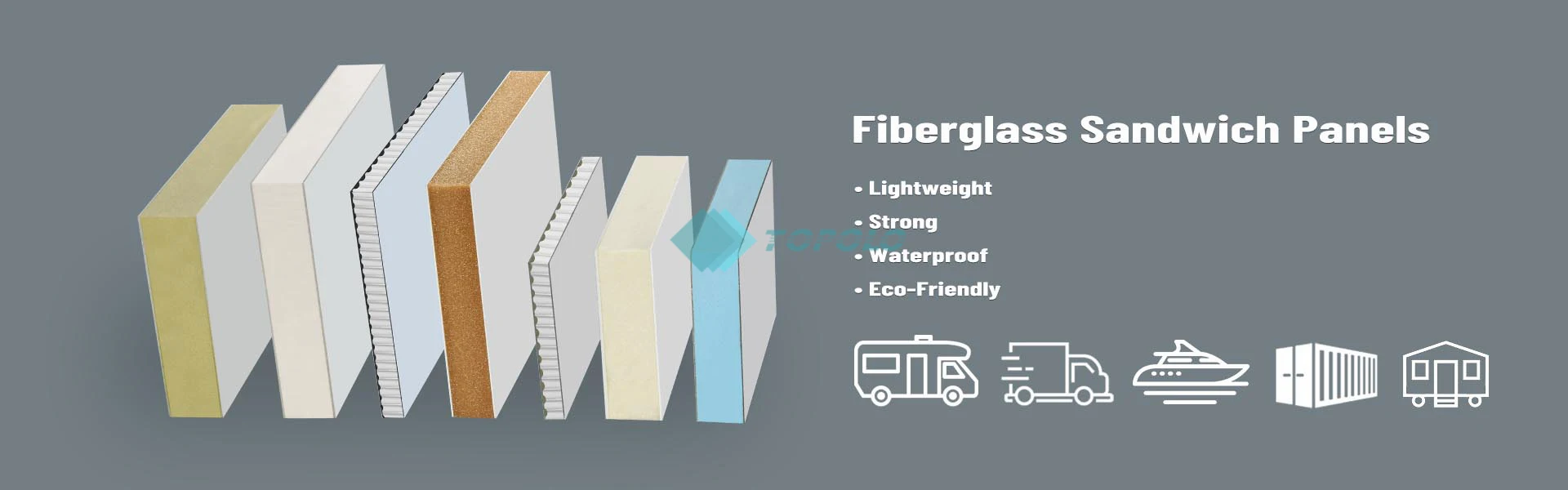 Fiberglass Sandwich Panels Laminated Fiberglass Panels Insulation Grp ...