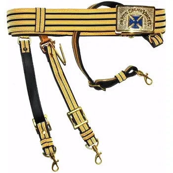Masonic Knight Templar Belt - Buy Sir Knight Knights Templar Commandery ...