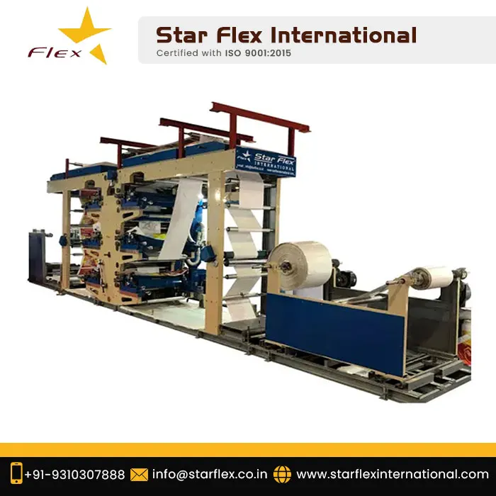 New Arrival Superior Performance Auto Roll Changing Flexographic Printing Machine From India ...