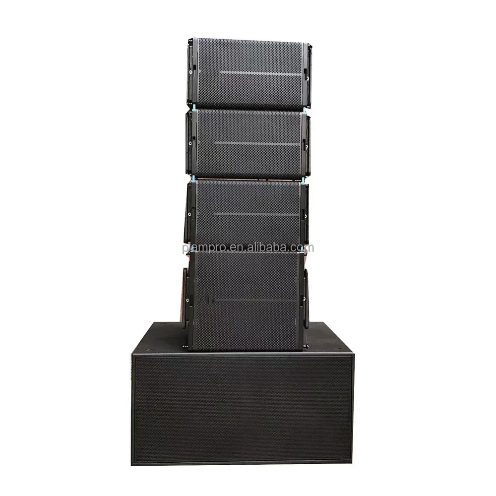 Single 12 Inch Two-way Powered Line Array Loudspeaker System Neo Powered,Lightweight Line Array ...