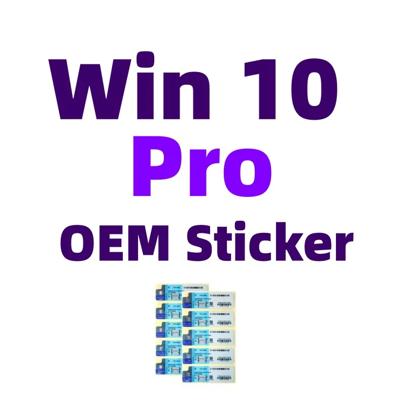 Genuine Win 10 Pro Oem Sticker Win 10 Pro Key Coa Label 12 Month ...