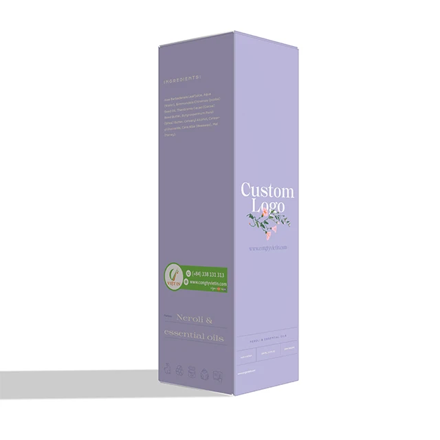 Cardboard Box Packaging Using Glossy Lamination Making For Cosmetic ...