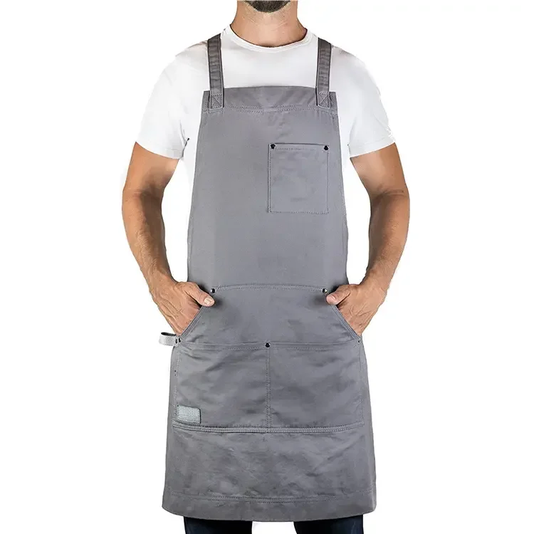 Aprons Heavy Duty Coffee Shop Chef Restaurant Work Tool Bib Leather ...