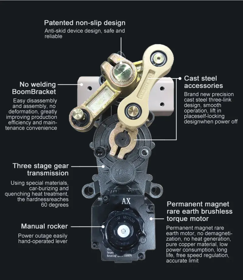 Folding Boom Barriers Security Barrier Gate Boom Gate For Parking ...