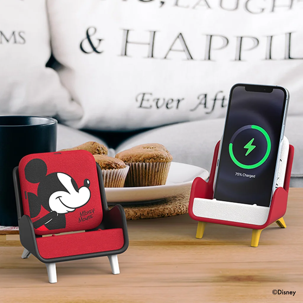Sofa Designed Wireless Charger Mickey Mouse Character Mobile And ...