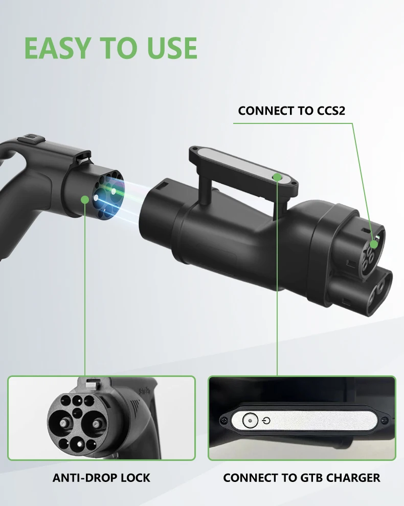 GBT to CCS2 EV Adapter - 200A, 1000V DC Charging Solution