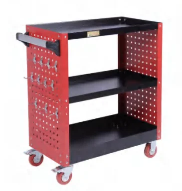 3 Tier Heavy Duty Tool Cart Workshop Garage Mechanic Utility Trolley ...