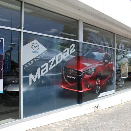 Pvc Printable One Way See Through Film Window Glass Advertising One Way ...