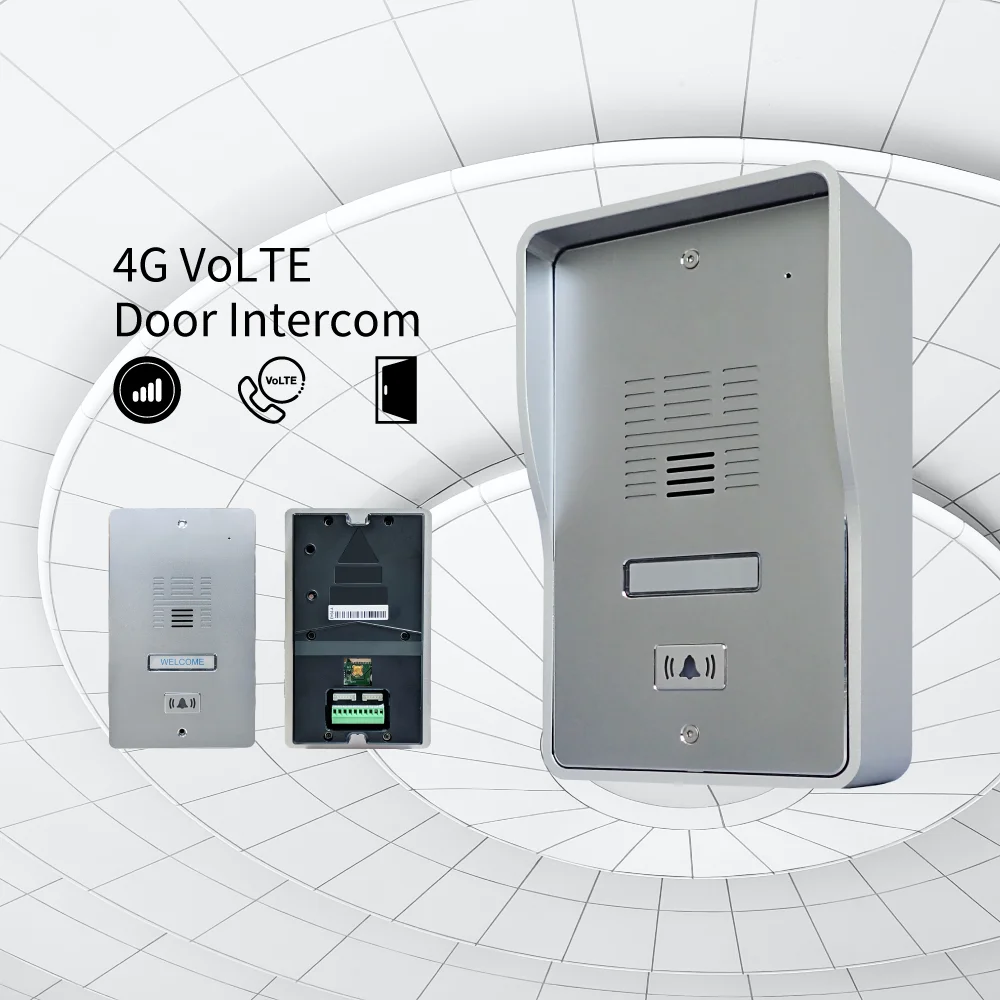4g Outdoor Intercom System With Access Control - Buy Audio Door ...