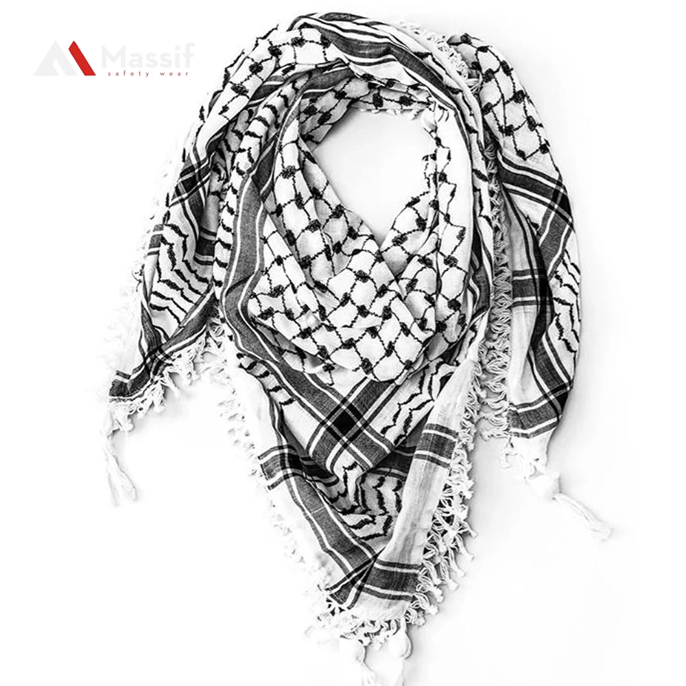 Colors Made Men Shemagh Lightweight Arab Scarf Shemagh Keffiyeh Thicken ...
