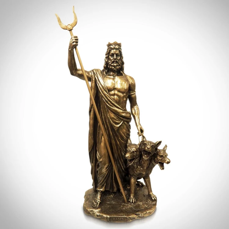 European Famous Metal Greek Gods Statues Bronze Sculptures Hades For ...