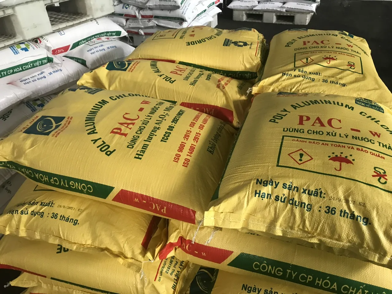 Wastewater Treatment Pac Coagulant 25kg/01 Bag Coagulant Poly Aluminum ...