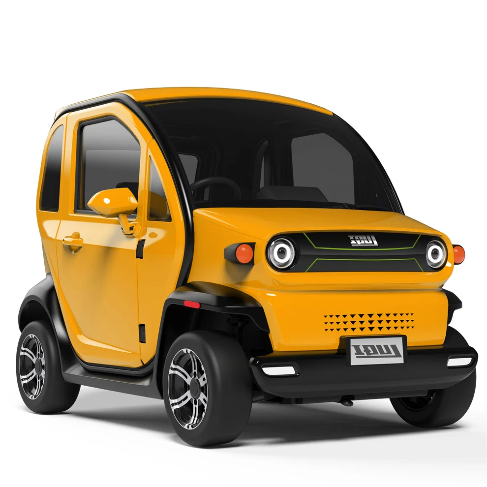 Mini Electric Car With Electric Window 4 Seater Adult Motor Electric ...