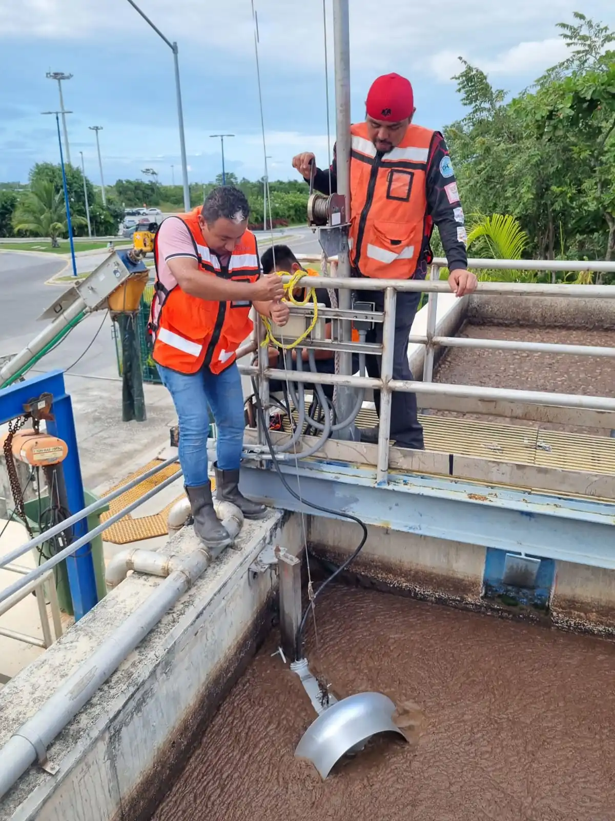 Sewage Treatment Biogas Plant Anoxic Tank Submersible Mixer