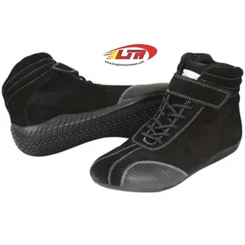 Sfi 3.3 Auto Sport Fire Proof Drag Racing Shoes Fire Retardant Meta Aramid Leather Custom Made ...