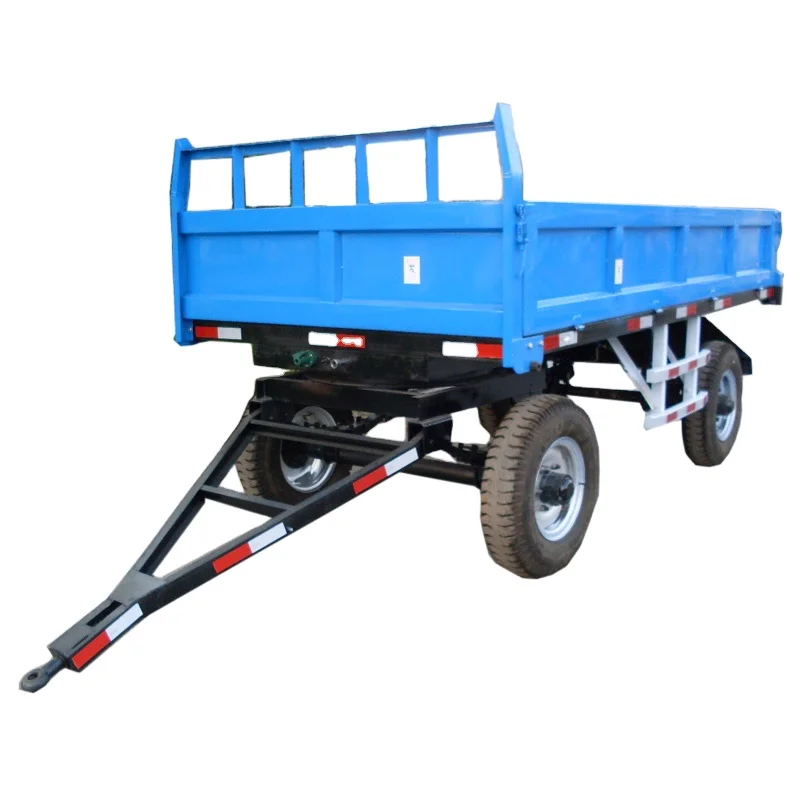 Affordable 4 Wheel 3-10 Ton Agriculture Farm Trailer For Sale 2 Wheel ...