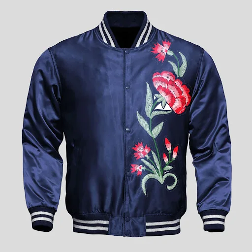 Custom Logos Sublimation Men's Satin Varsity Jackets Men's Clothing ...
