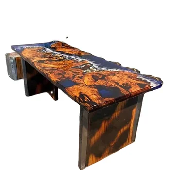 Epoxy Resin Table,Epoxy River Table,Wood Epoxy Dining Table ...