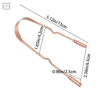 U-shaped Tongue Scraper Custom Logo Copper Tongue Scraper High Quality ...