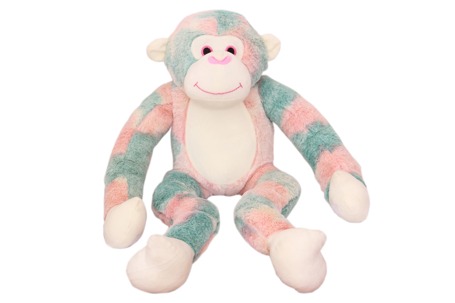 Cute Monkey Soft Plush Multi-colored Best Fabric Stuffed Animal Monkey ...