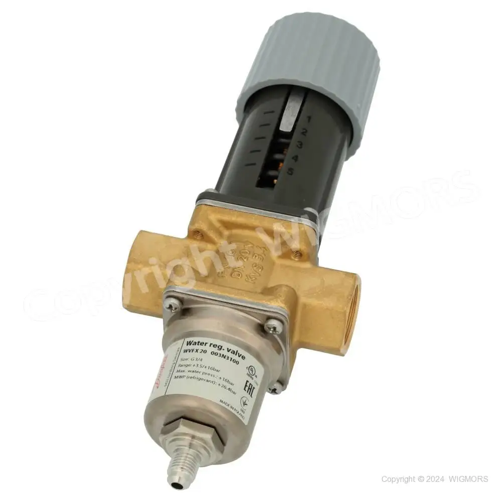 Danfoss Pressure operated water valve, WVFX 20, 3.50 bar - 16.00 bar, 3 ...