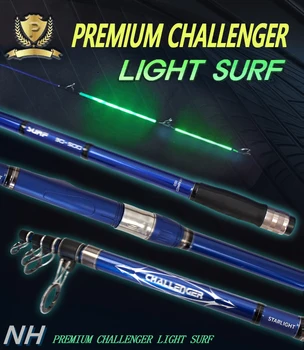 Nh Surfcasting Led Inside Tip Telescopic Fishing Rod Glowstick Battery ...