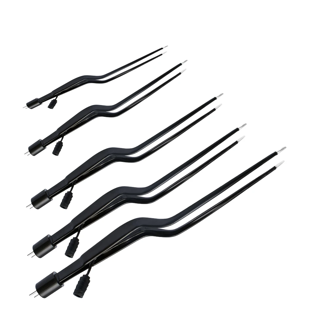 Flat European Connector Bipolar Bayonet Suction Forceps 20 Cm 1.4 Mm ...