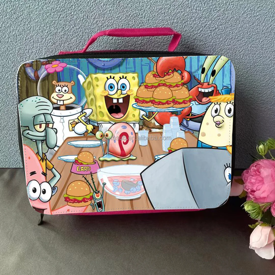 Front Side Custom Printable Insulated Best Pink Sublimation Cheap Lunch ...